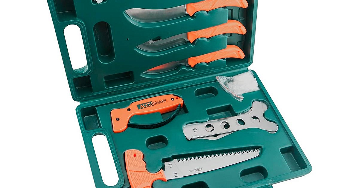 Купить набор разделочных инструментов accusharp game processing kit в ...