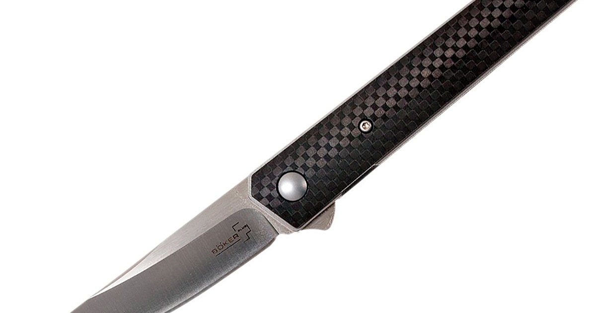Купить нож складной boker plus kwaiken mini flipper carbon в магазине ...