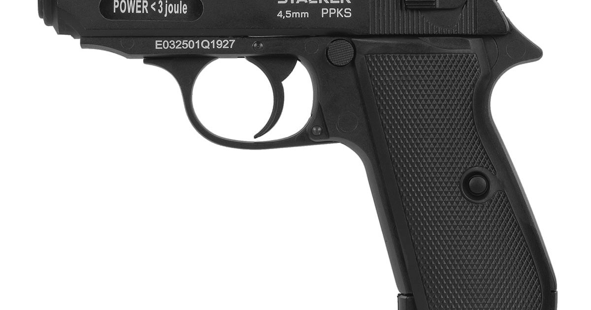 Купить пистолет пневматический stalker ppks (walther ppk/s) к.4,5мм в ...