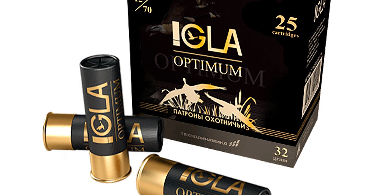 Купить патрон 12/70 дробь 5 (32г) igla optimum (25 штук) в магазине Quarta Оружейный Квартал!
